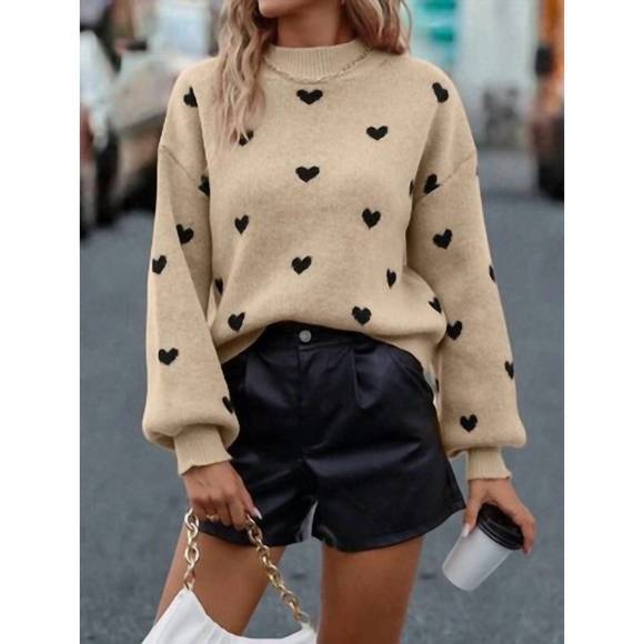 Miss Sparkling | Sweaters | New Miss Sparkling All Over Heart Sweater ...